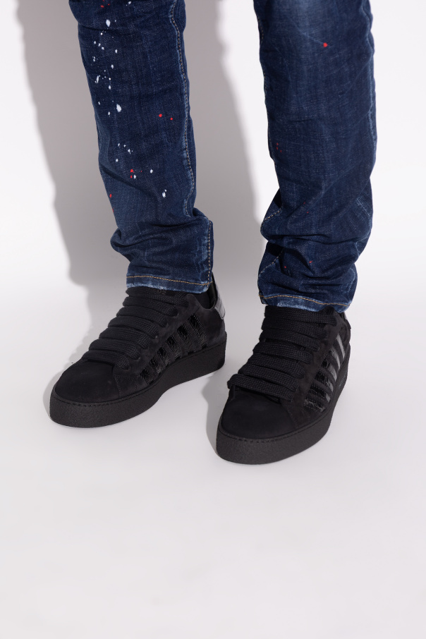 Czarny Buty sportowe `Rapper`s Delight` Dsquared2 - Vitkac Polska